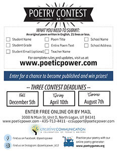 Teacher Poetry Contest | Poetic Power | Creative Communication